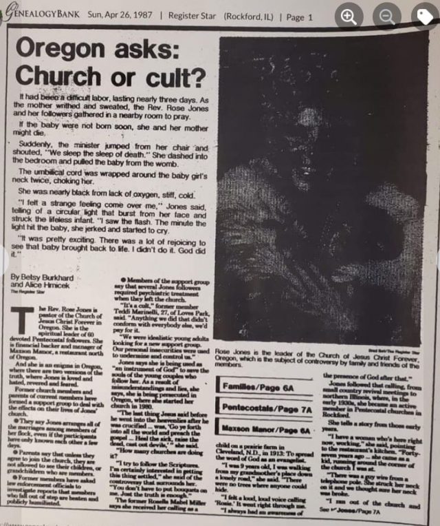 The Perfect Church – The Cult in Oregon, Illinois